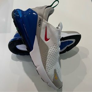 Nike | Shoes | Nike Air Max 27 Running Shoe Sneaker White University ...
